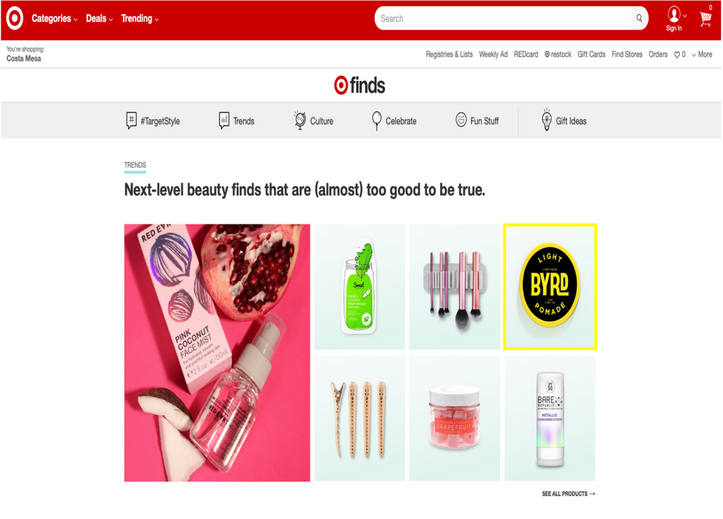 Target – BYRD Hairdo Products